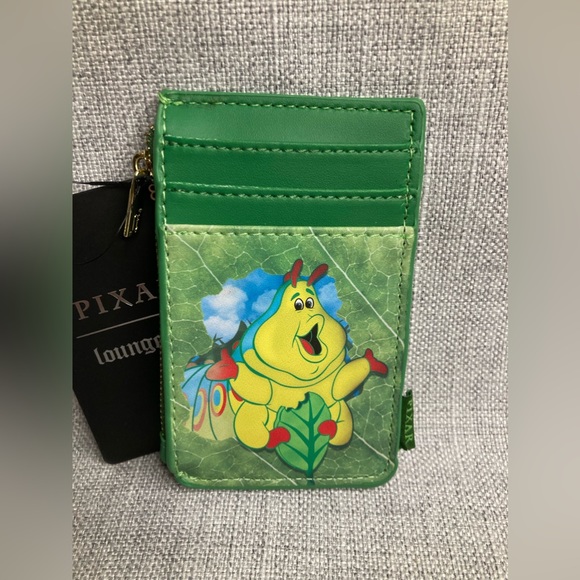 Bags | Loungefly Disney Pixar A Bugs Life Leaf Cardholder | Poshmark